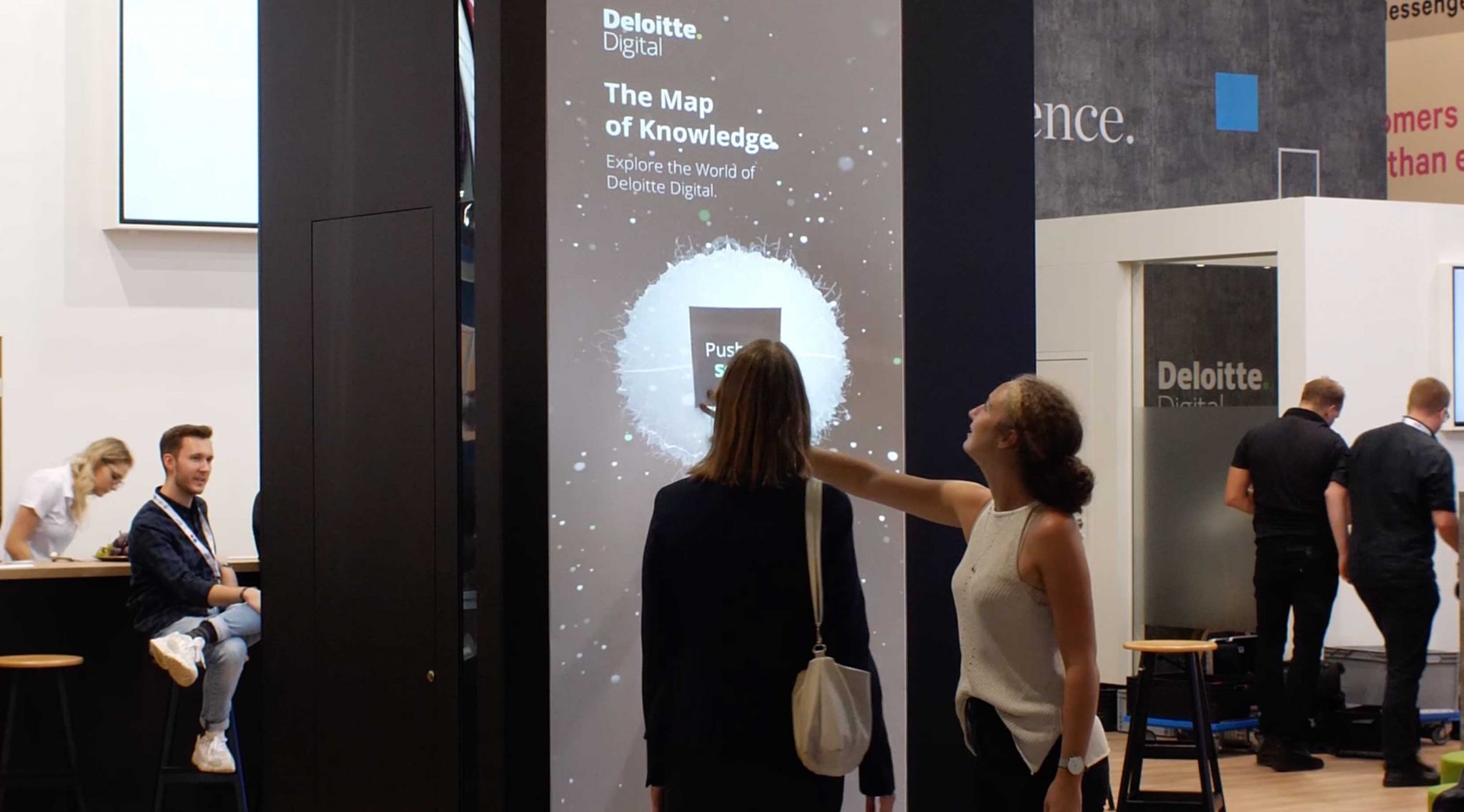 Deloitte Map of Knowledge, an Installation for Deloitte.