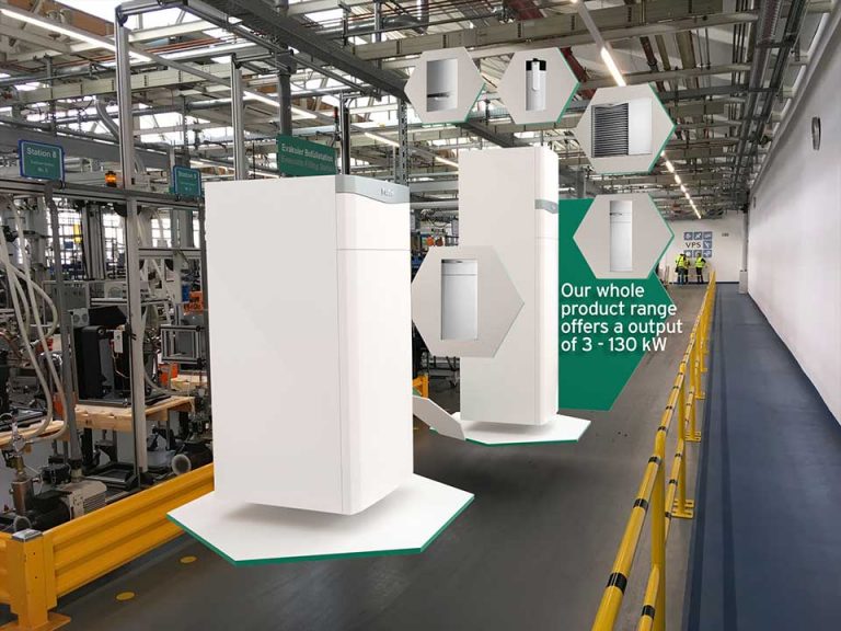 Vaillant AR factory tour with film and still content.