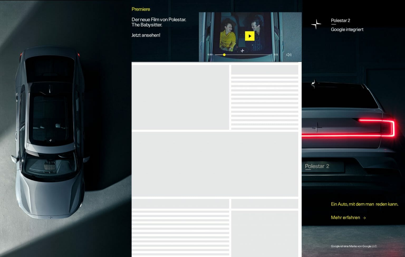 The E-Mobility Brand Polestar is launching its first car.